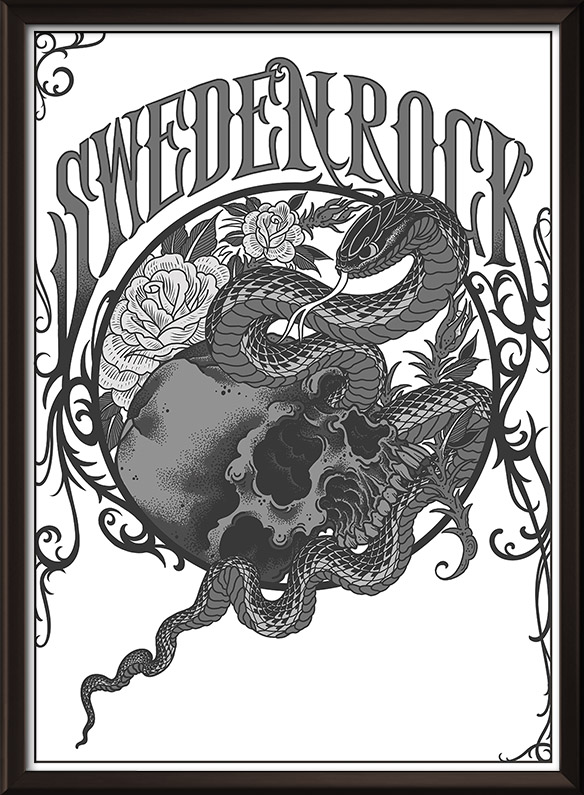 SNAKE BW – Postershop